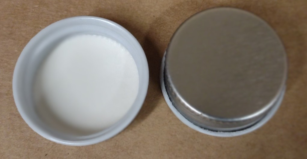 Metal Screw Cap Lid - Silver - 28mm > North Mountain Supply